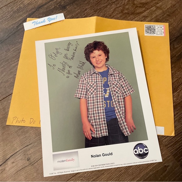 Other | Young Nolan Gould Signed Autograph 8x1 Promo Photo Luke Dunphy ...